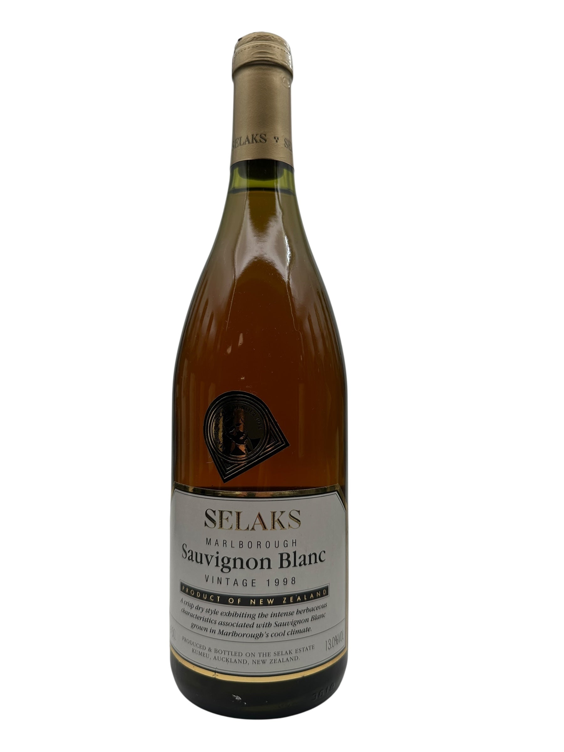 Selaks Sauvignon Blanc 1998 – Bottles With History